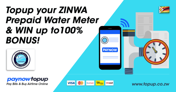 Topup your ZINWA Prepaid Meter & stand the chance to get up to a 100% ...