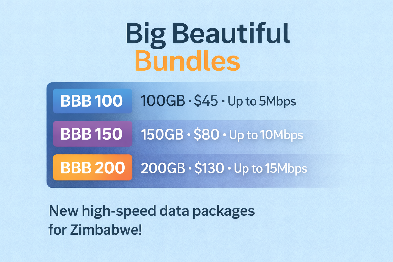 NetOne Big Beautiful Bundles - Paynow Blog